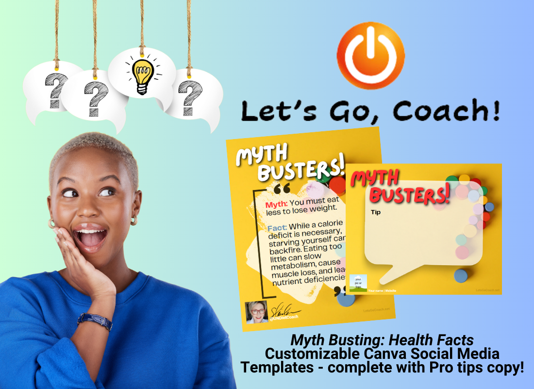 Myth Busting – 30 Customizable Instagram and Facebook Infographics ...